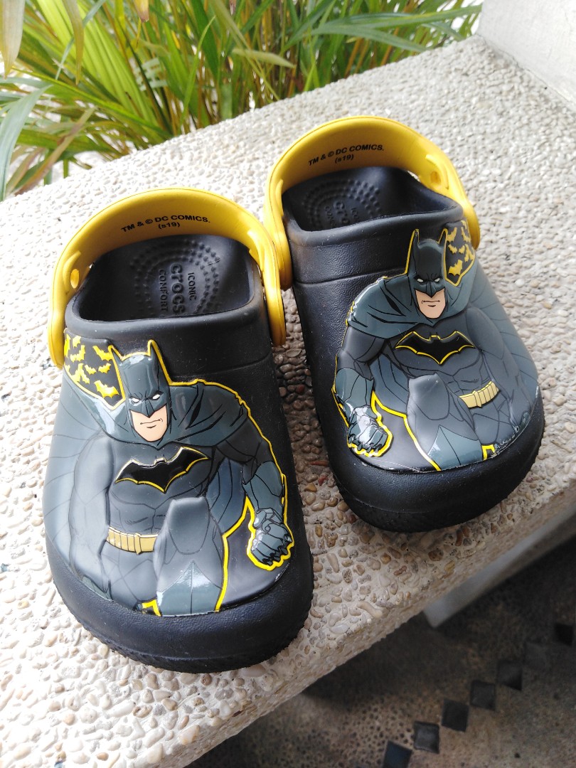 Crocs Batman Original, Babies & Kids, Babies & Kids Fashion on Carousell