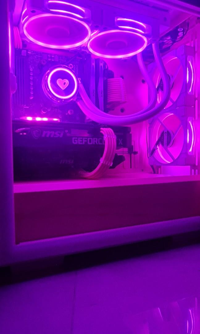 Custom Built Pink Gaming PC, Computers & Tech, Desktops on Carousell