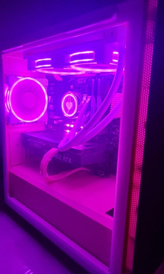 Custom Built Pink Gaming PC, Computers & Tech, Desktops on Carousell