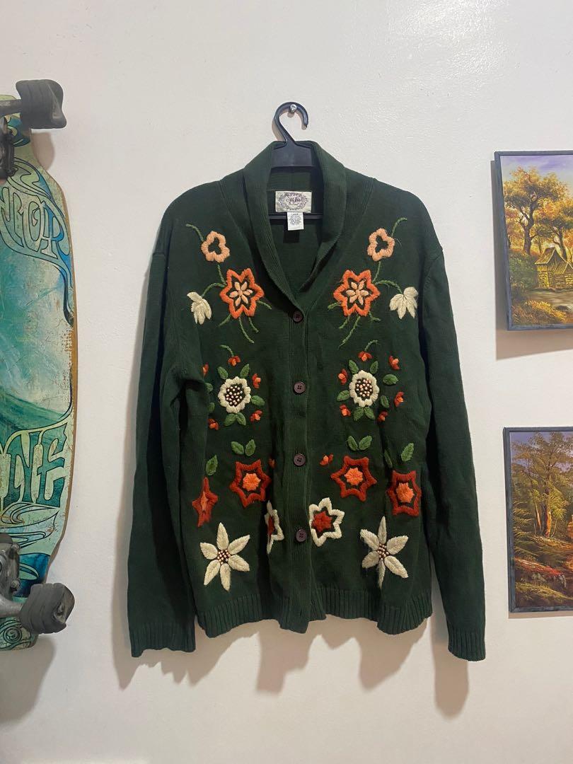 Dark green Cardigan Tyler the Creator, Men's Fashion, Coats, Jackets ...