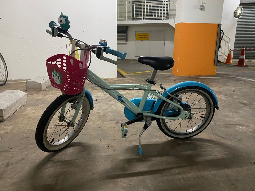 Decathlon Kids Bike Btwin 16 inch Inuit 100 4-6 years - White Blue ...