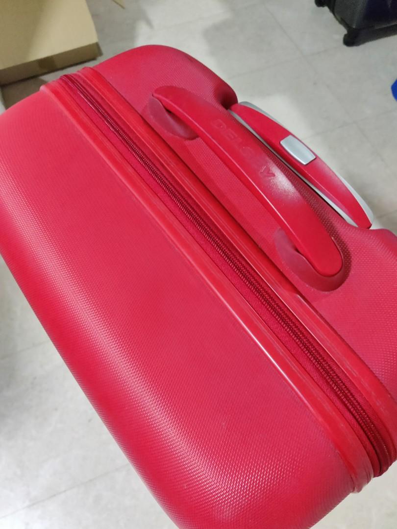 Delsey Red Luggage, Hobbies & Toys, Travel, Luggage on Carousell
