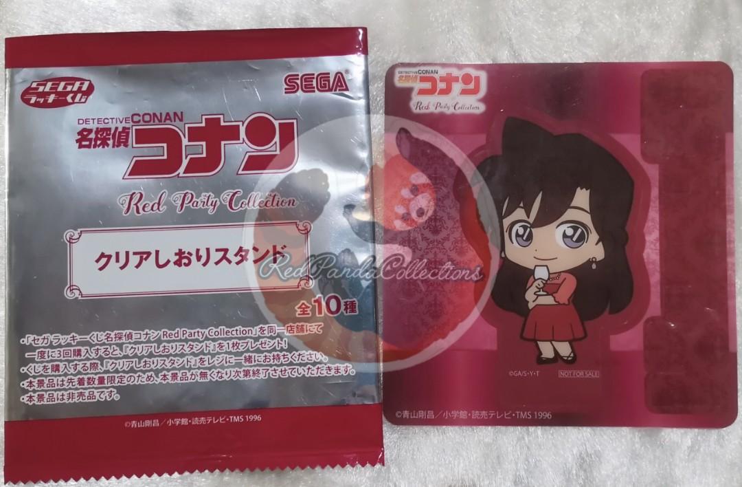Detective Conan Red Party Collection Clear Bookmark stand, Hobbies ...