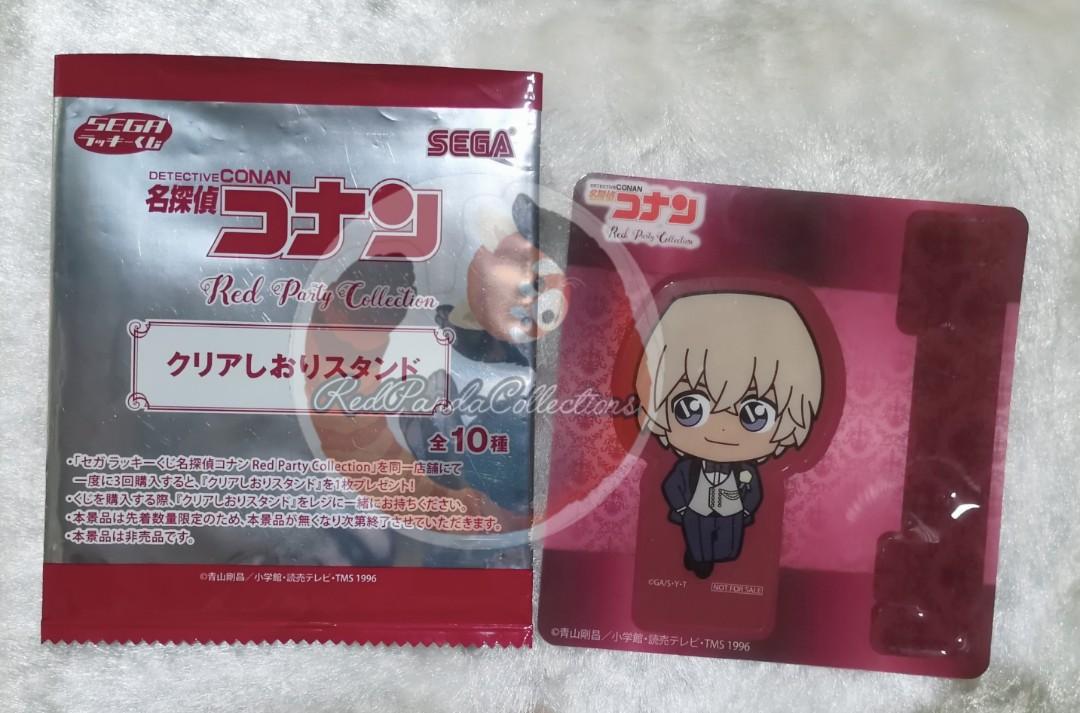 Detective Conan Red Party Collection Clear Bookmark stand, Hobbies ...