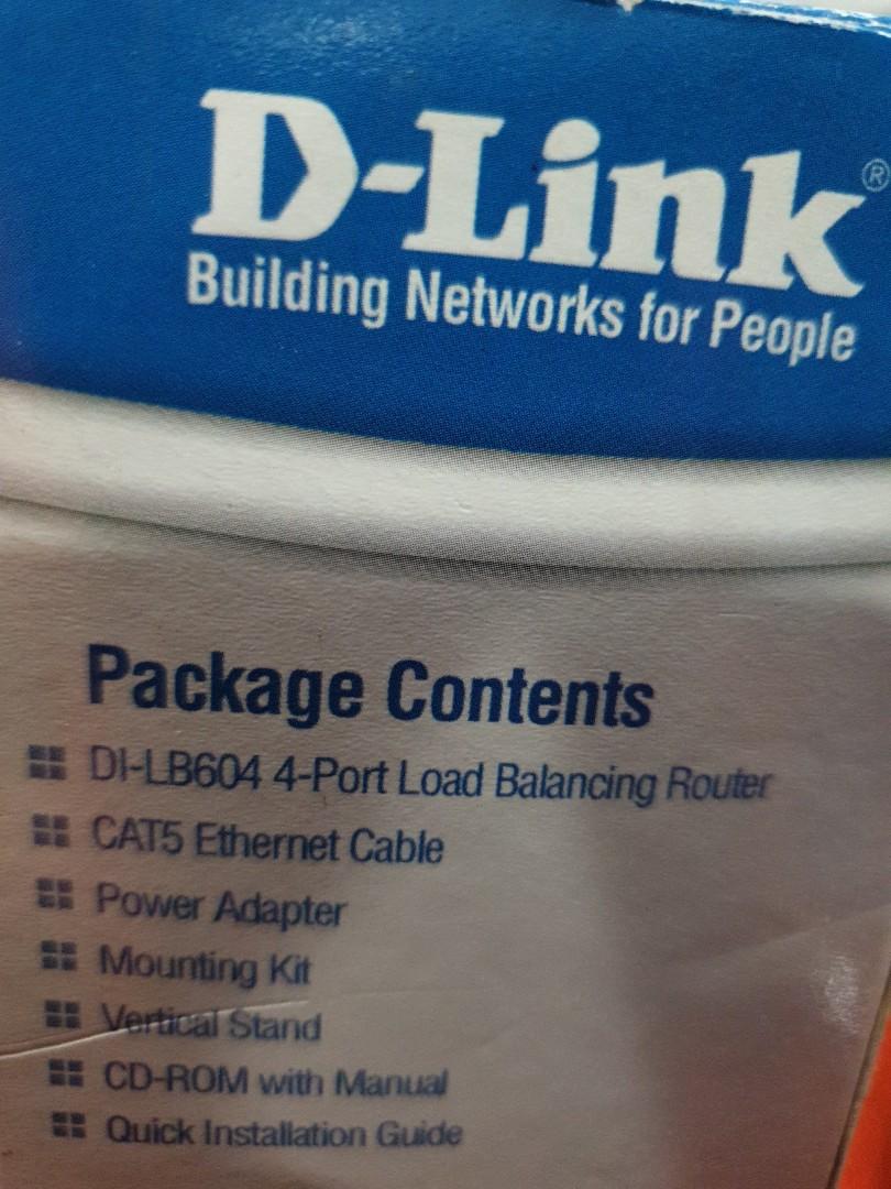 D-link LB604 Router Load balancing, Computers & Tech, Parts ...