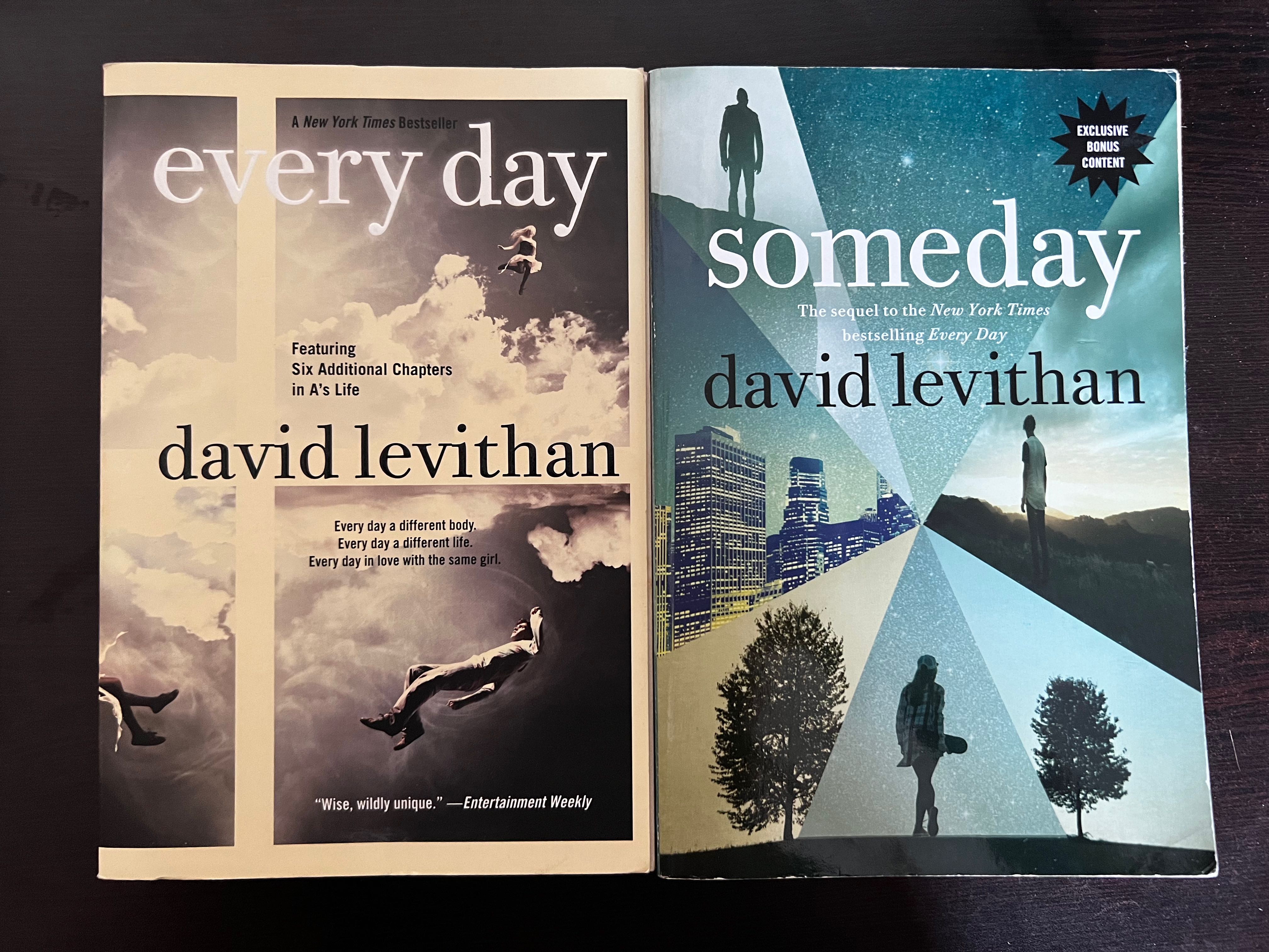 Everyday by David Levithan, Hobbies & Toys, Books & Magazines, Fiction ...
