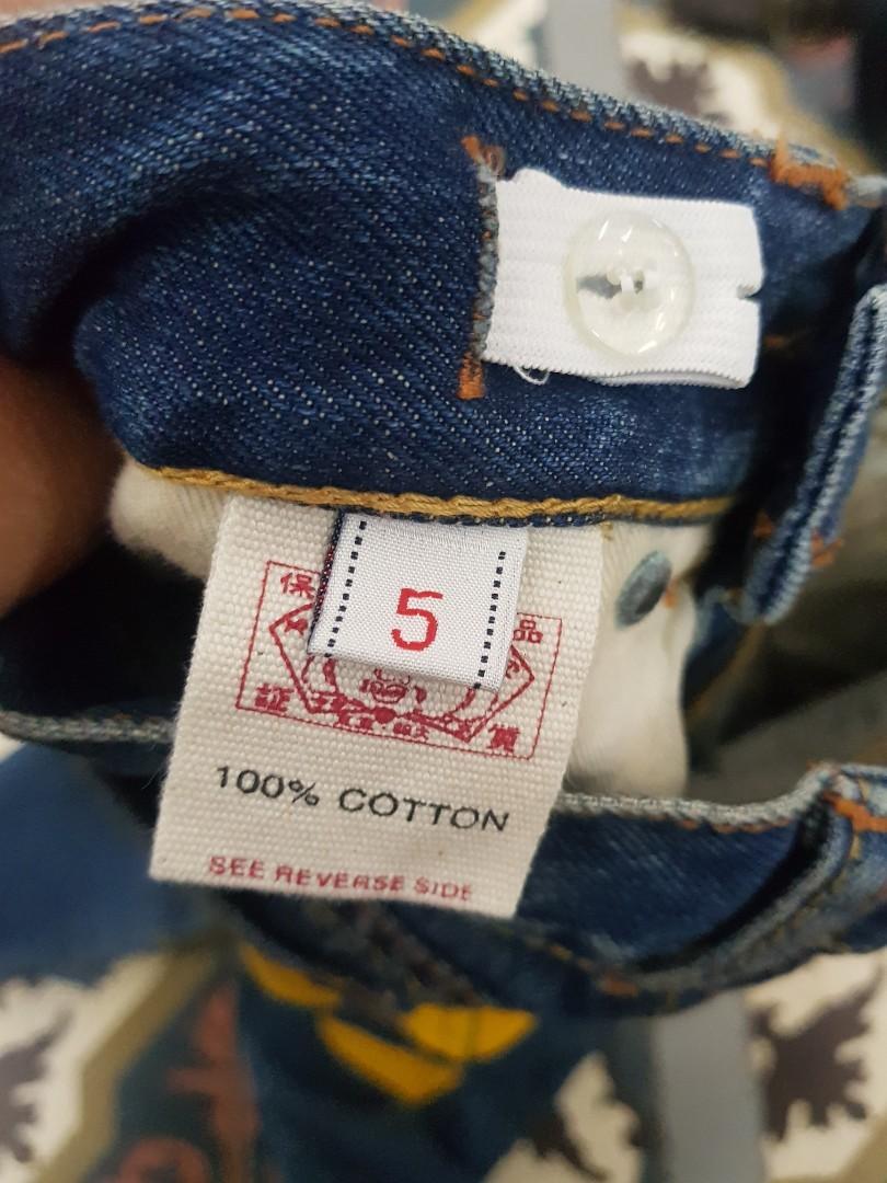 EVISU KIDS DAICOCK RED LINE SELVEDGE, Men's Fashion, Bottoms, Jeans on ...
