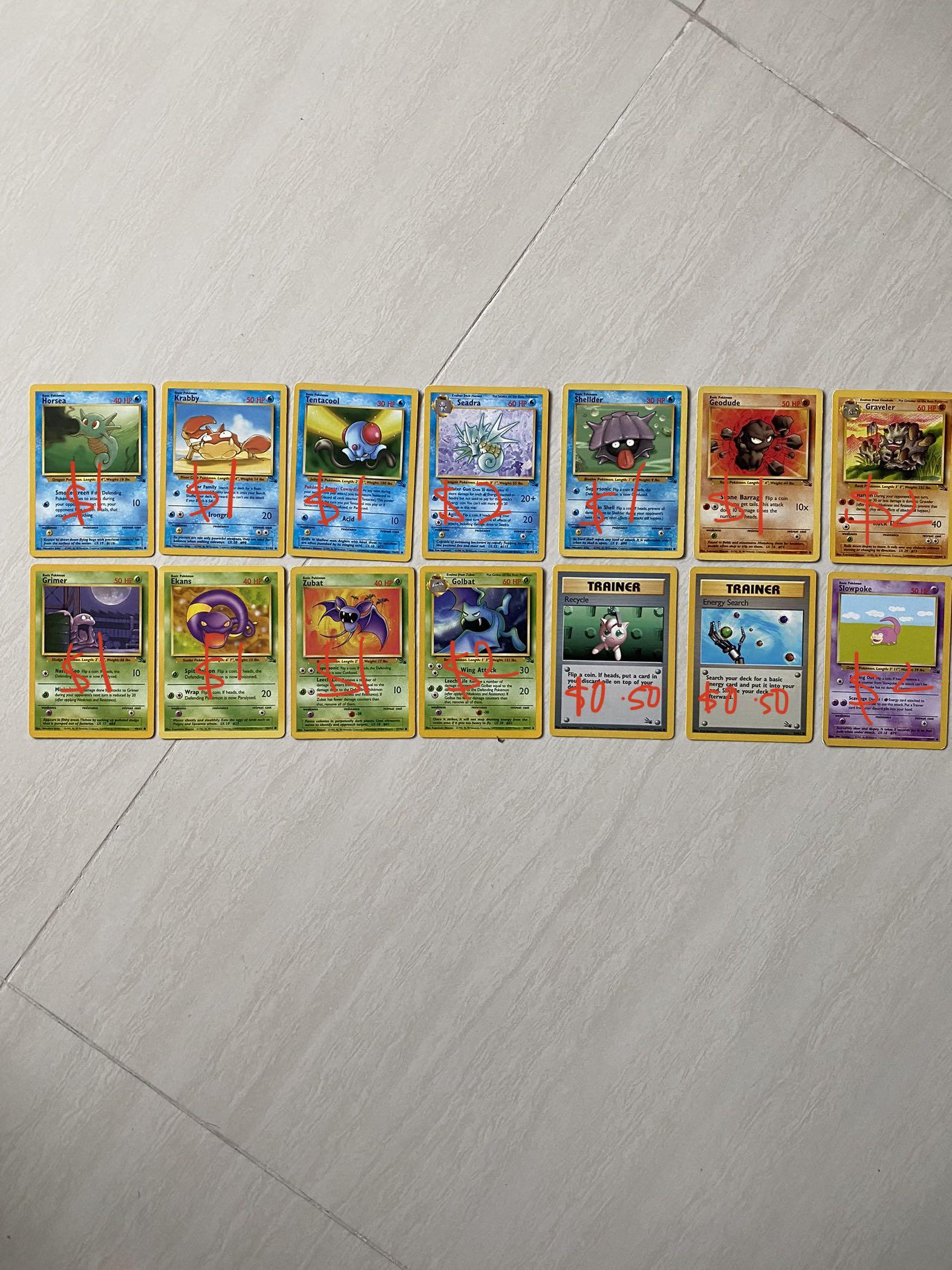 Fossil Old Pokemon Card, Hobbies & Toys, Toys & Games on Carousell
