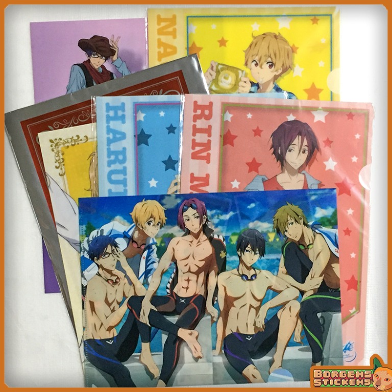Free! Anime A4 Clear File (files) - Haruka Nanase, Rin, Nagisa, Rei ...