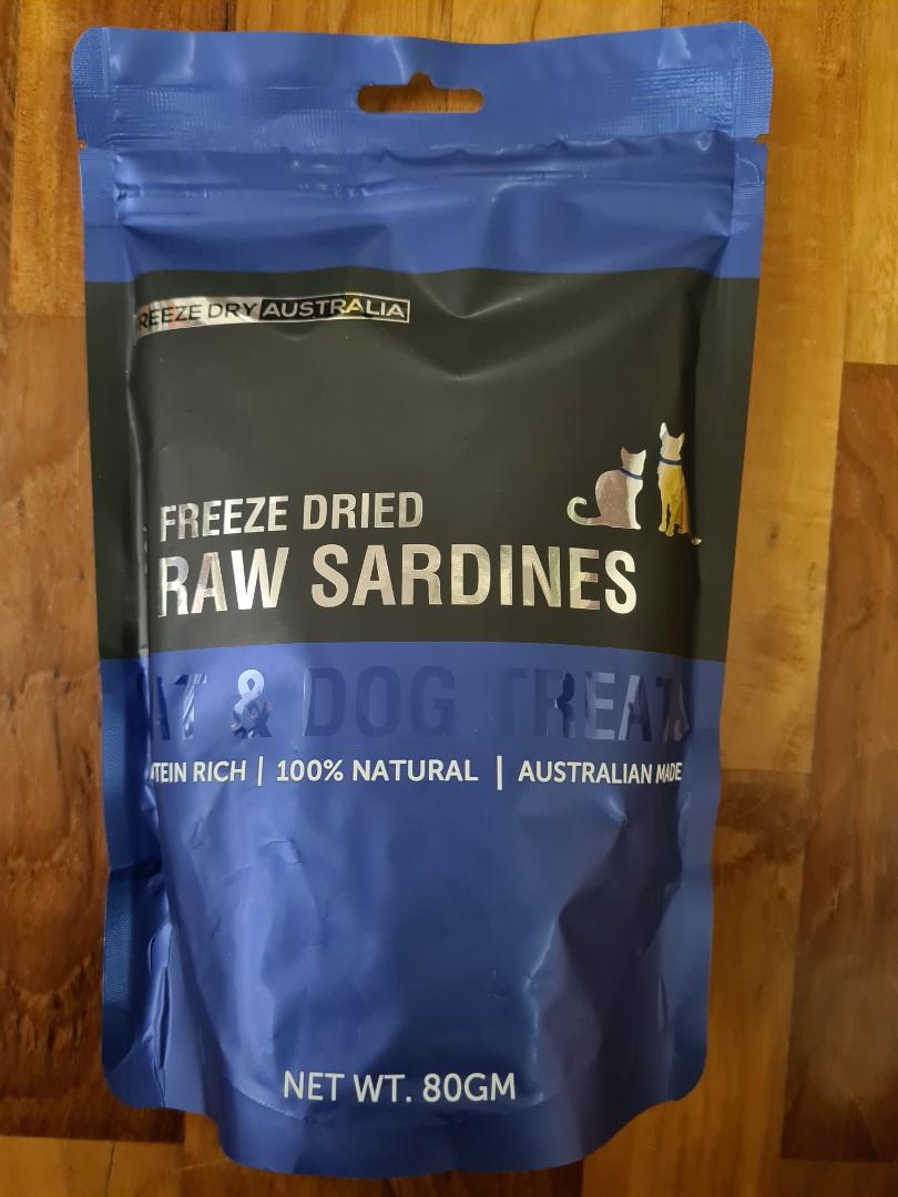Freeze Dried Raw Sardines, Pet Supplies, Pet Food on Carousell