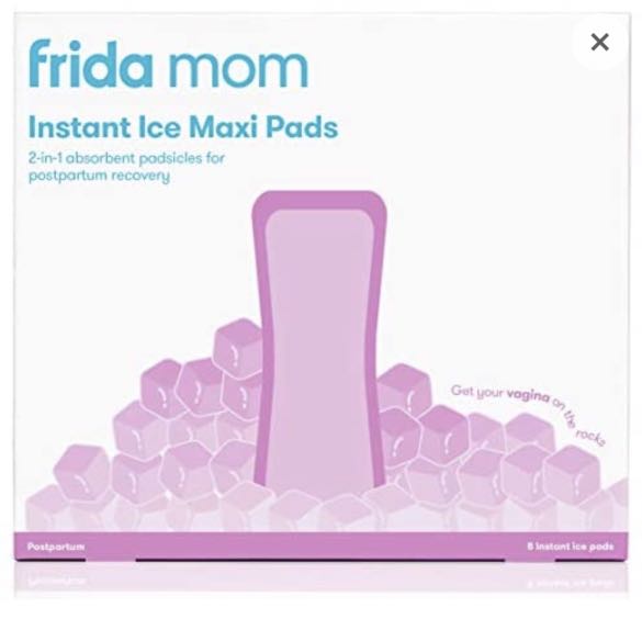 Frida Mom Instant Ice Maxi Pads, Babies & Kids, Maternity Care on Carousell