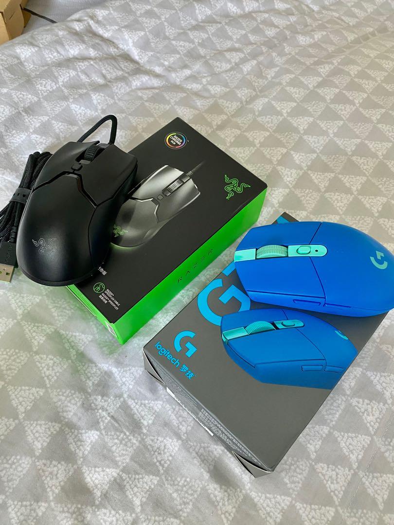 GAMING MOUSE 1 wireless 1 wired all original, Computers & Tech, Parts ...