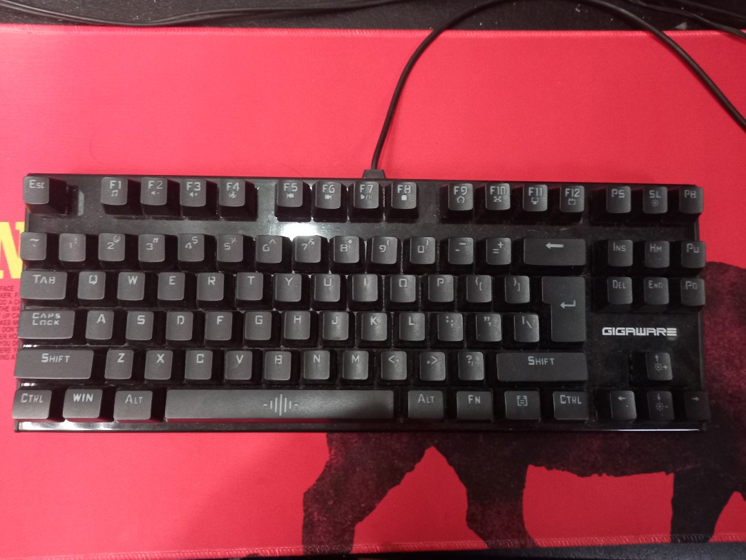 Gigaware Mechanical Keyboard, Computers & Tech, Parts & Accessories, Computer Keyboard on Carousell