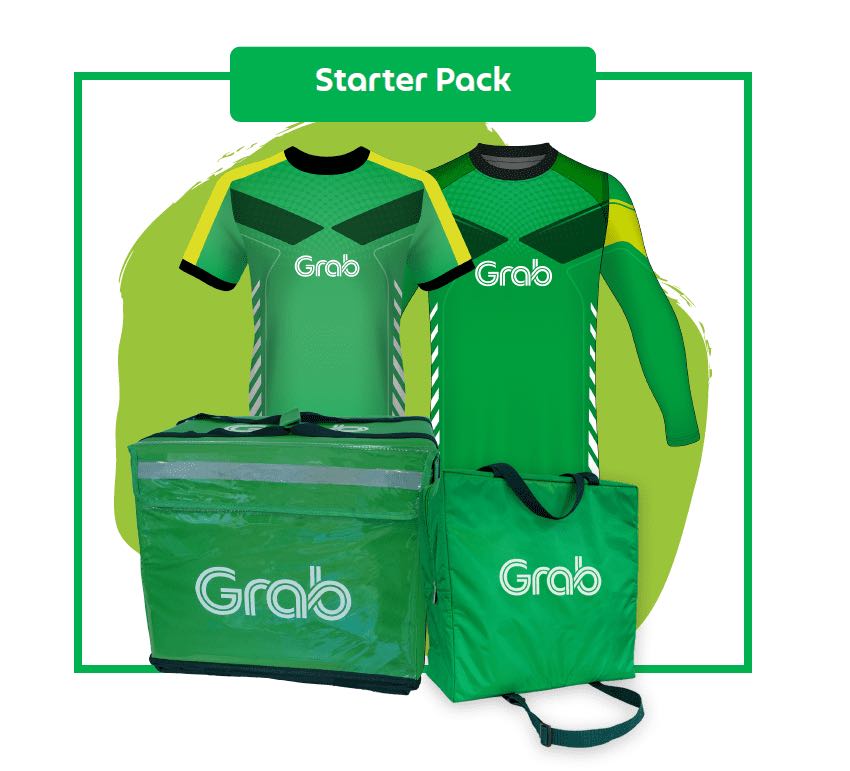 Grab Gear Full Set, Motorcycles, Motorcycle Apparel on Carousell