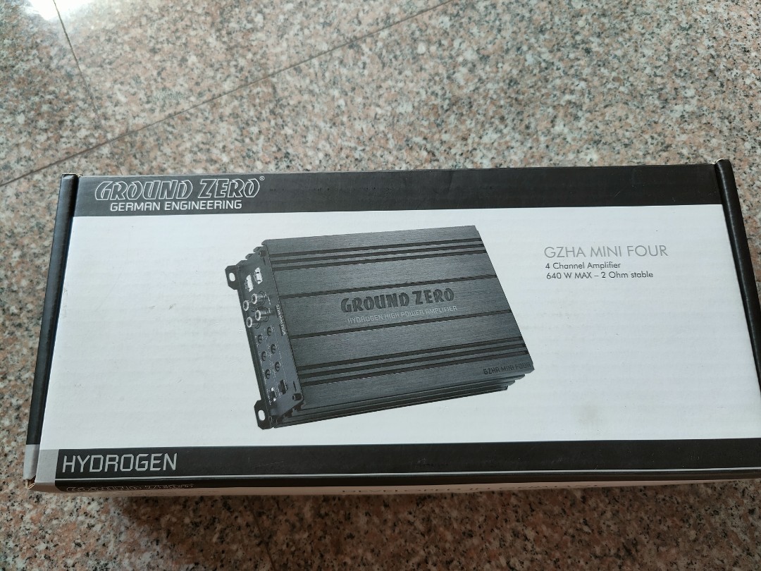 Ground zero amp amplifier, Car Accessories, Accessories on Carousell