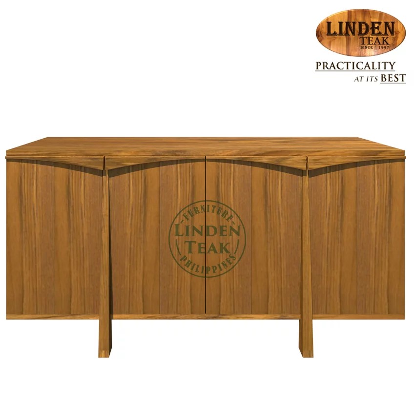 Handcrafted Solid Teak Wood Double-T Buffet Table Furniture, Furniture ...