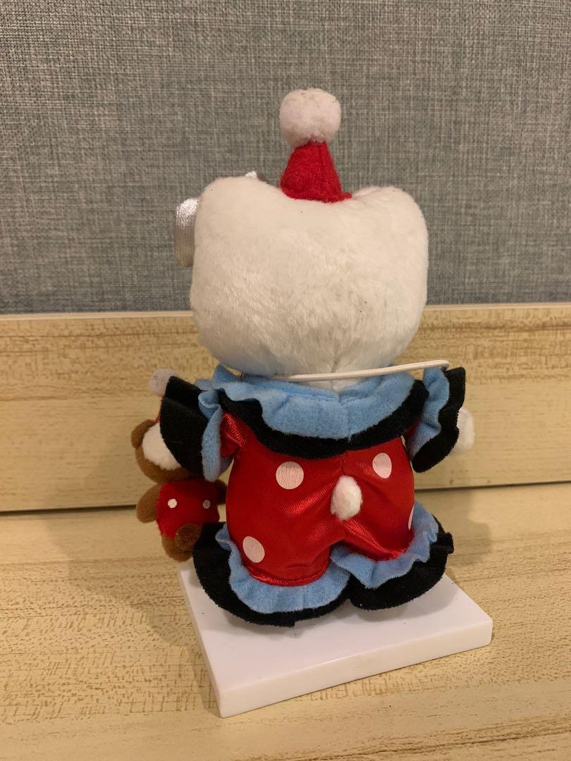 Hello Kitty Clown with Teddy Bear Standee Plush, Hobbies & Toys, Toys ...