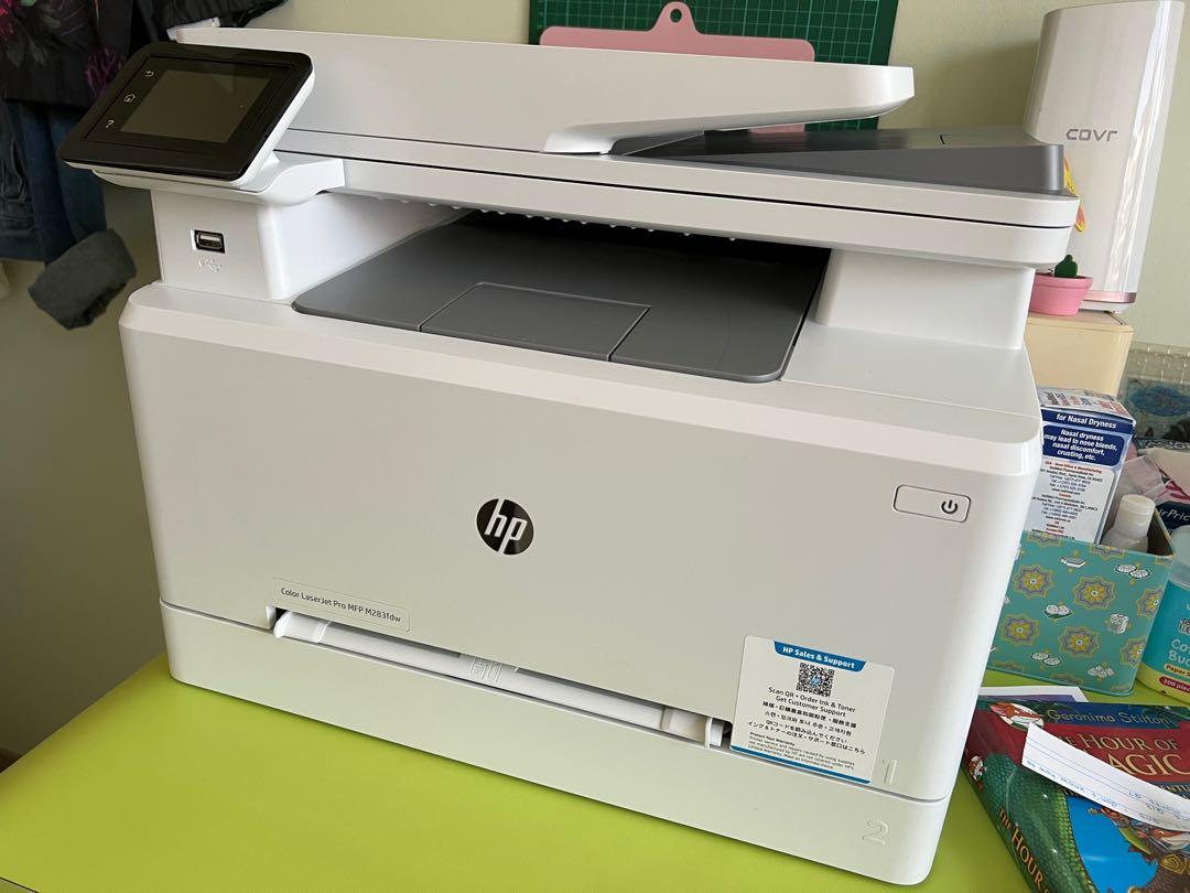 HP Color LaserJet Pro MFP M283fdw, Computers & Tech, Printers, Scanners ...