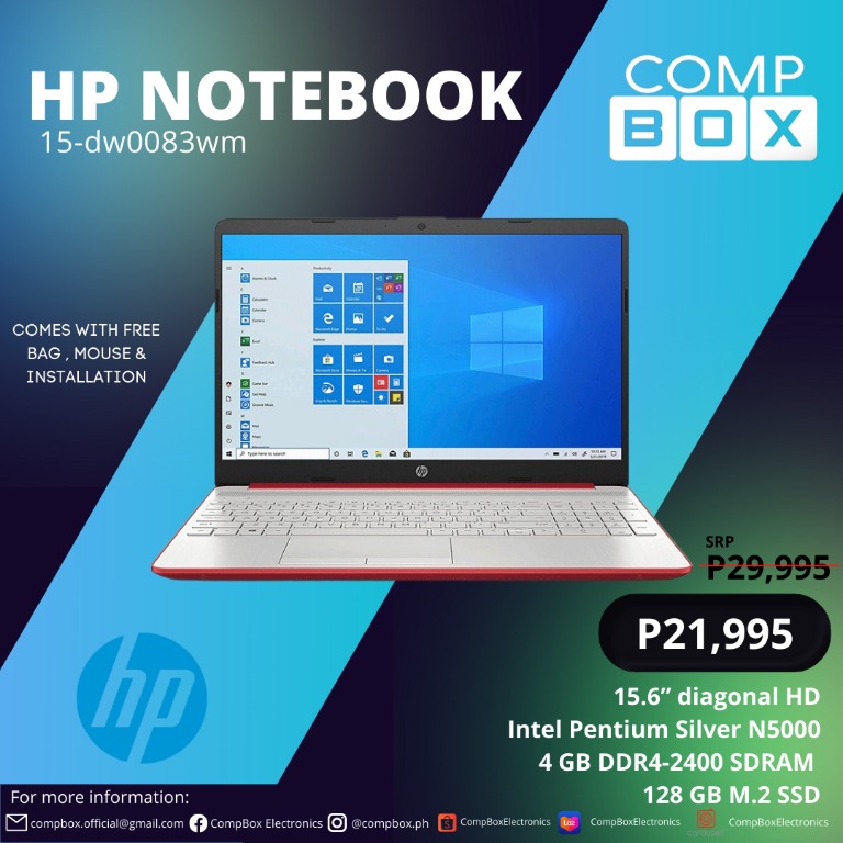 HP NOTEBOOK 15-dw0083wm, Computers & Tech, Laptops & Notebooks on Carousell