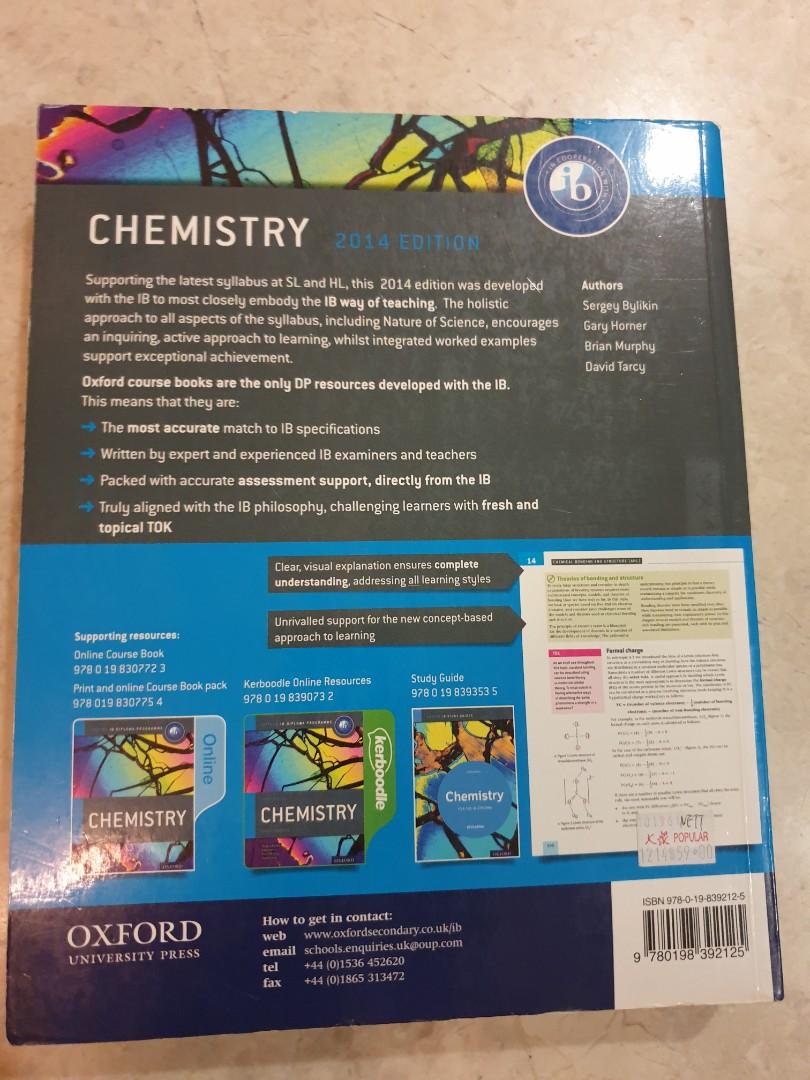 IB Chemistry Textbook, Hobbies & Toys, Books & Magazines, Assessment ...