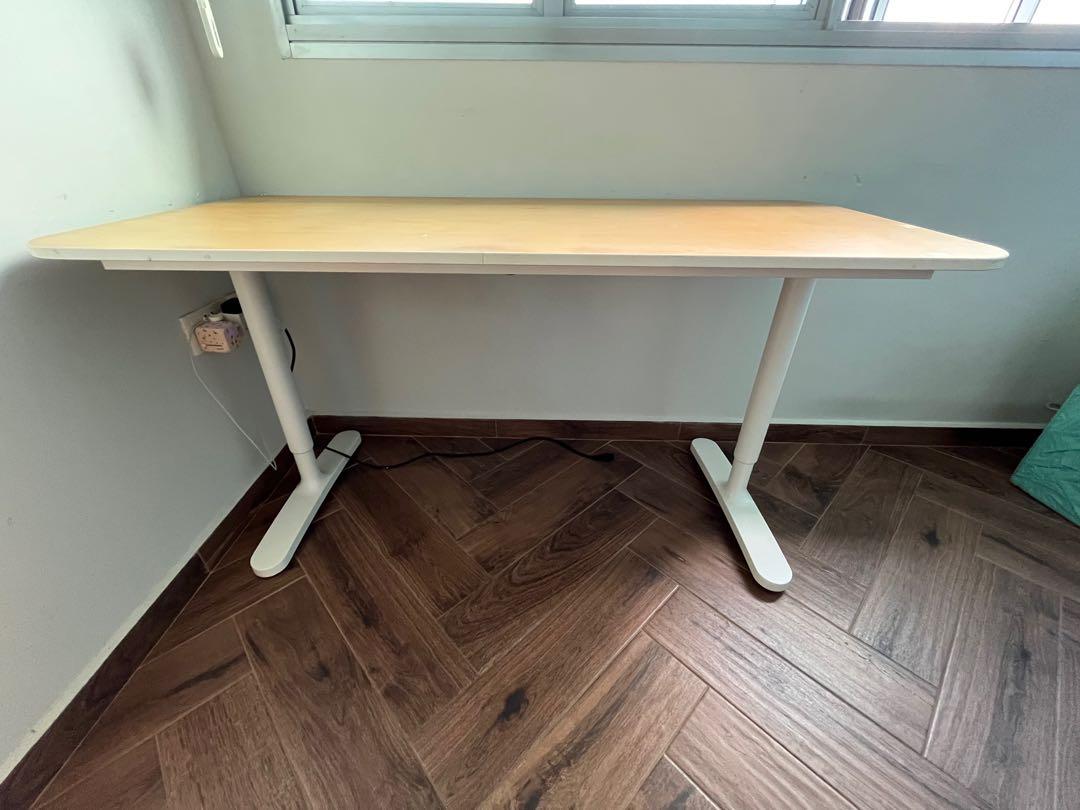 IKEA BEKANT Desk 120 x 80cm, Furniture & Home Living, Furniture, Tables ...