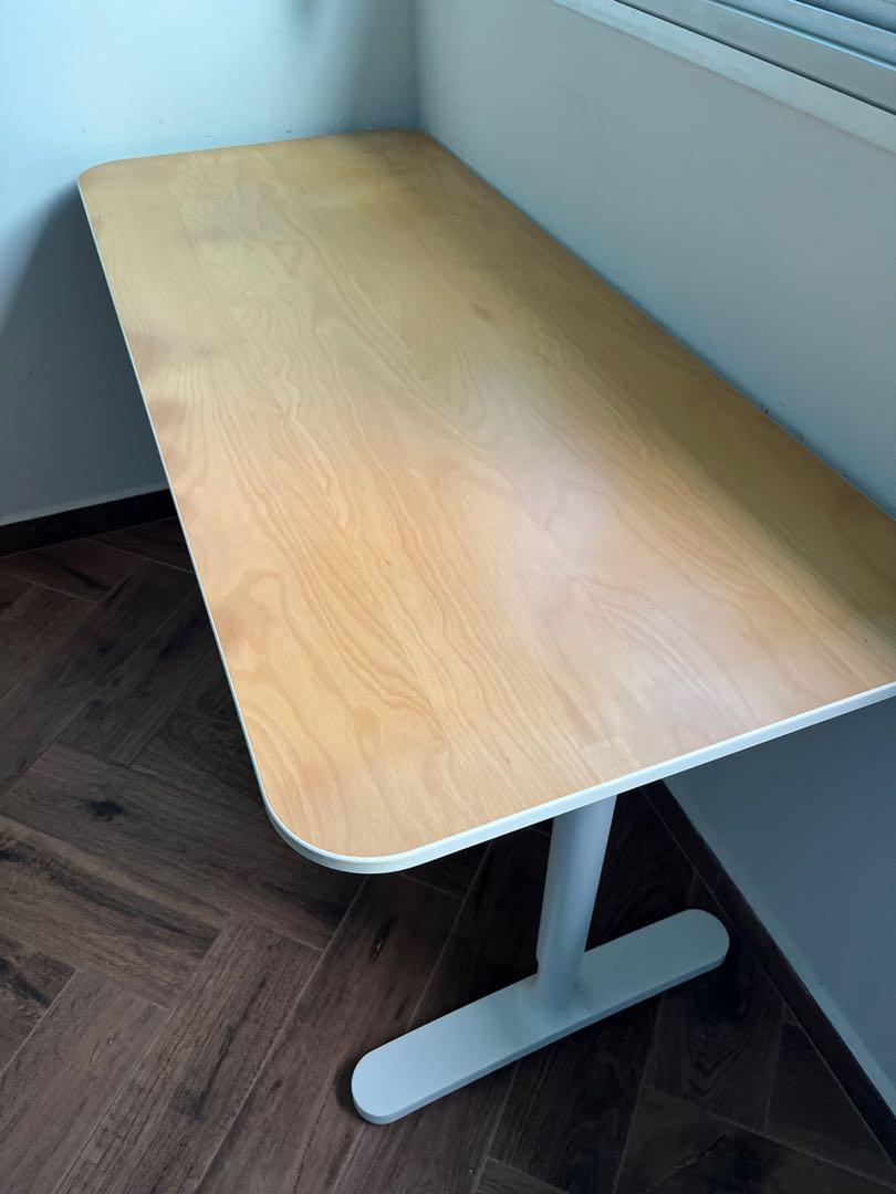 IKEA BEKANT Desk 120 x 80cm, Furniture & Home Living, Furniture, Tables ...