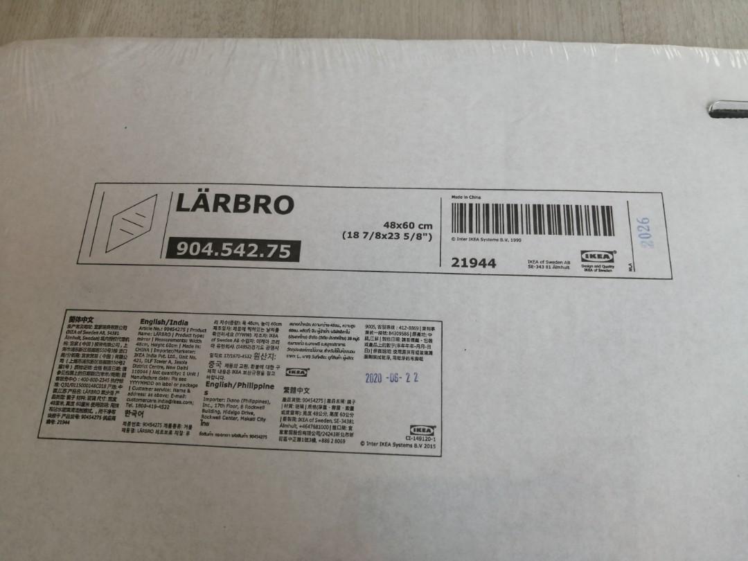 IKEA LARBRO MIRROR, Furniture & Home Living, Home Decor, Mirrors on ...