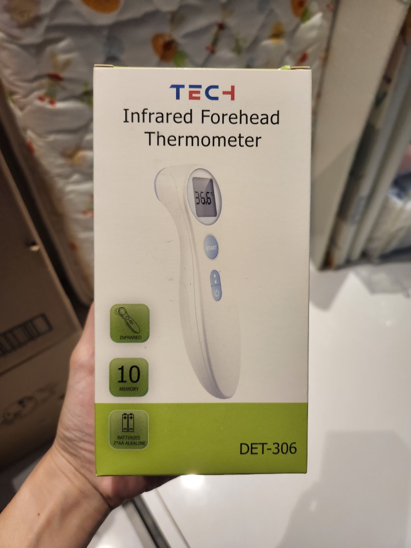 Infrares forehead thermometer, Health & Nutrition, Thermometers on ...