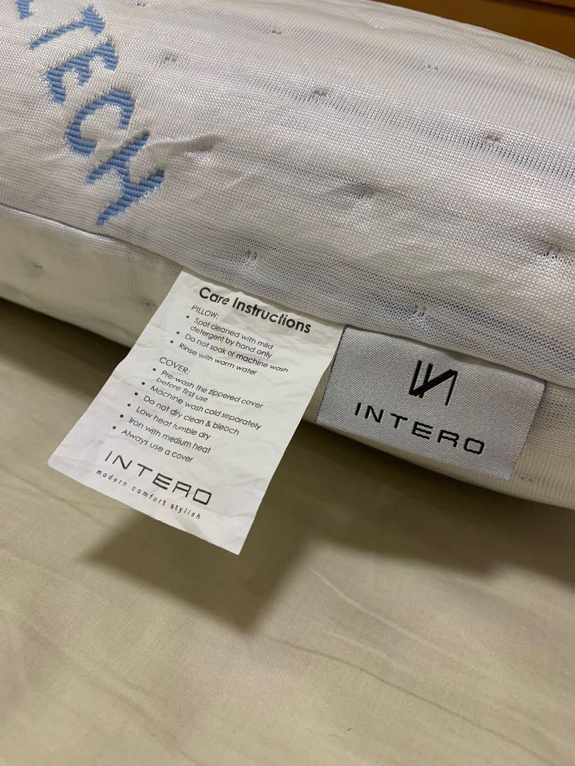 Intero Cool Tech Air Pass Charcoal Memory Foam Pillow, Babies & Kids ...