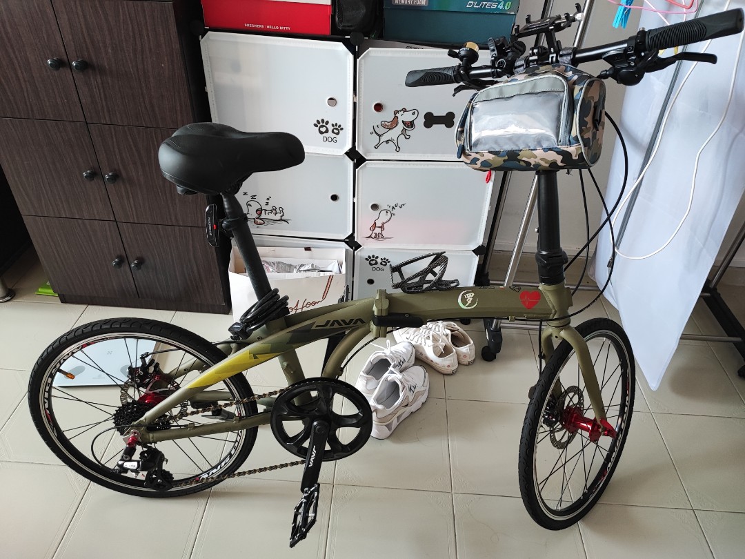 Java V2 Folding Bike 8speed, Sports Equipment, Bicycles & Parts ...
