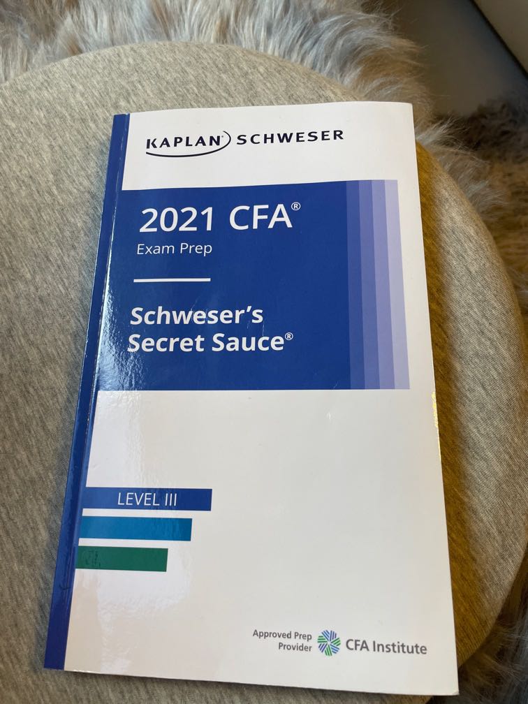 Kaplan schweser level 3 cfa secret sauce 2021, Hobbies & Toys, Books ...