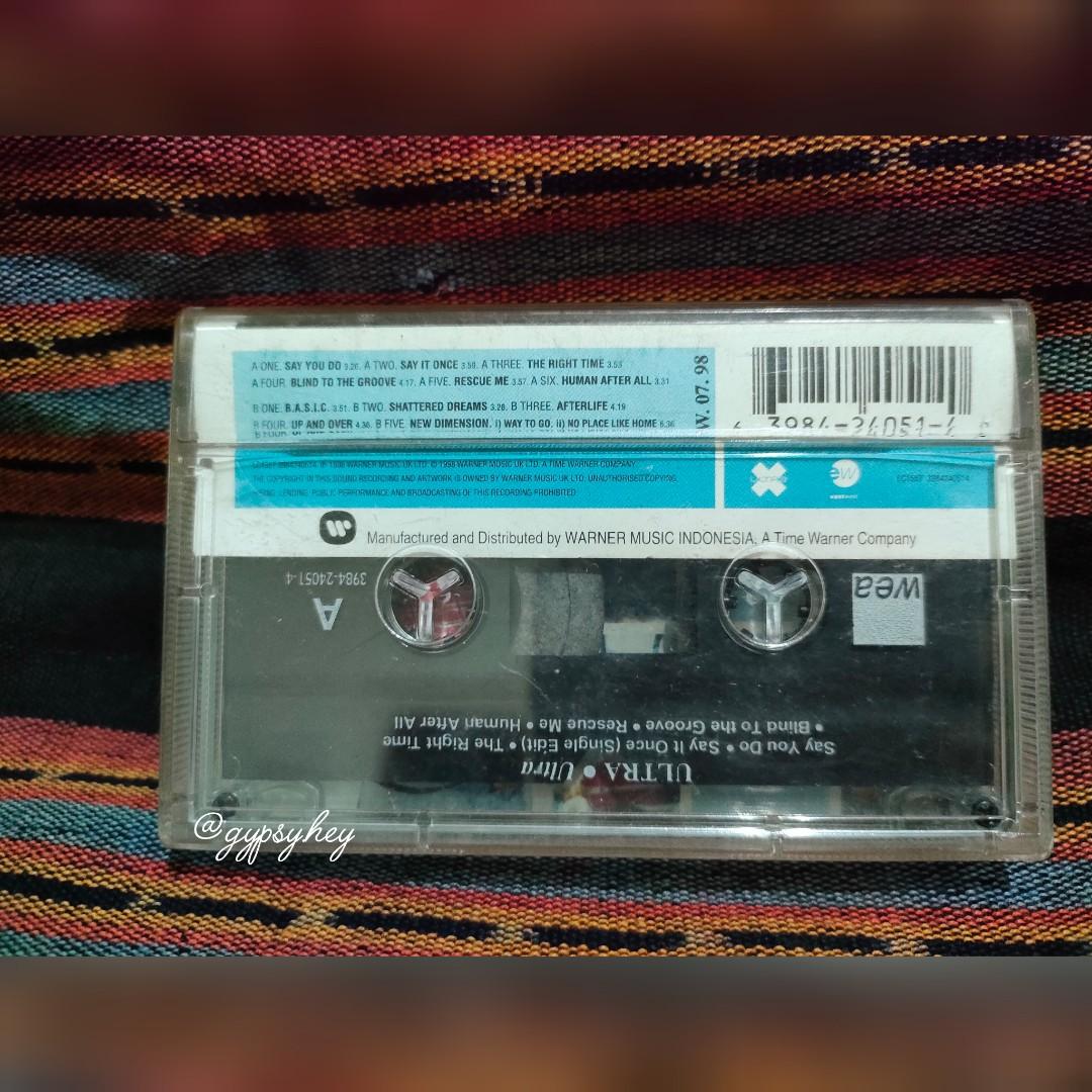 Kaset ULTRA "Say It Once" Preloved Cassette Collectible Koleksi Kolektor Vintage Old Jadul ...