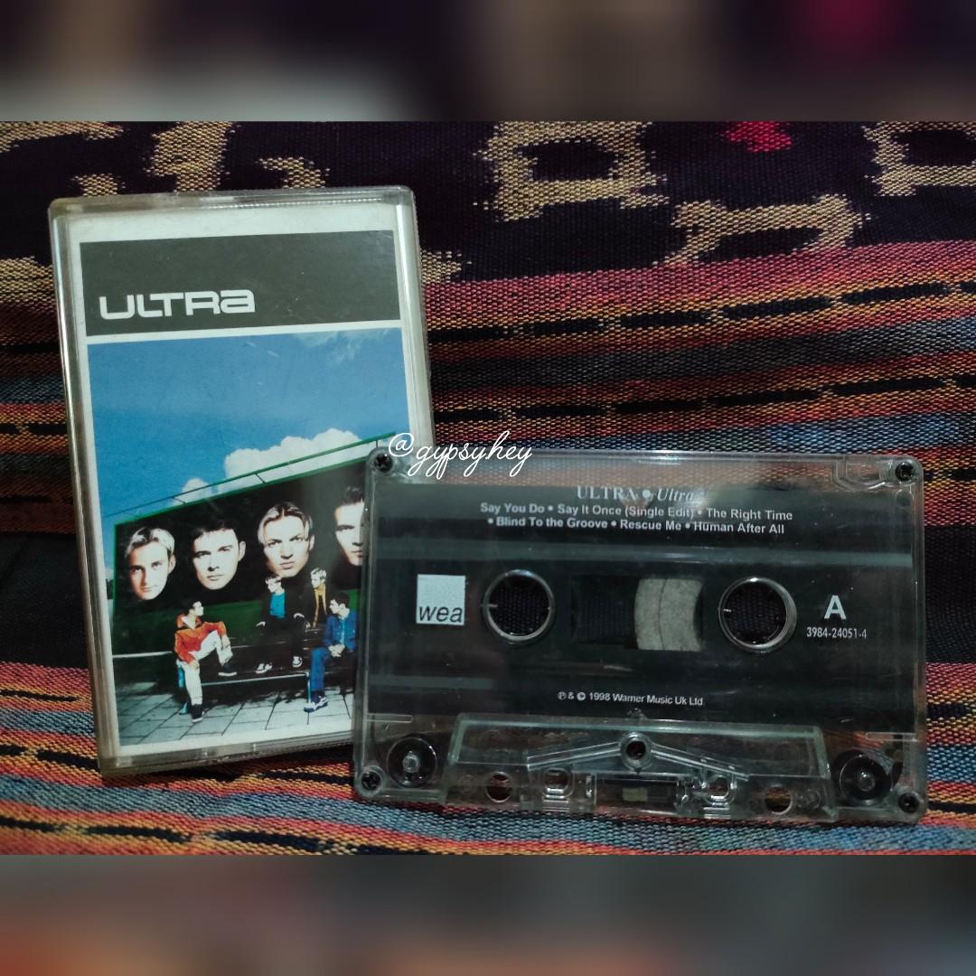 Kaset ULTRA "Say It Once" Preloved Cassette Collectible Koleksi Kolektor Vintage Old Jadul ...