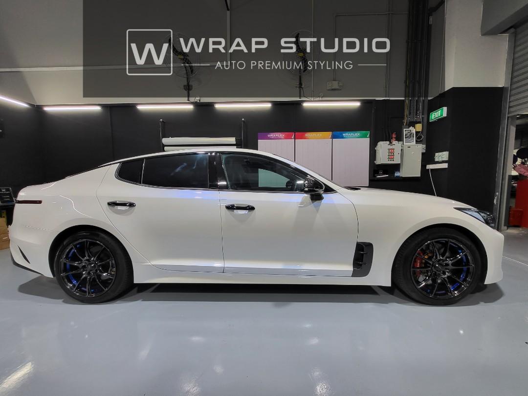 Free Full Car 9H Coating |KIA Stinger Superior Wrapping Vinyl Car Wrap ...
