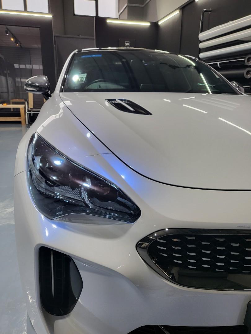 Free Full Car 9H Coating |KIA Stinger Superior Wrapping Vinyl Car Wrap ...