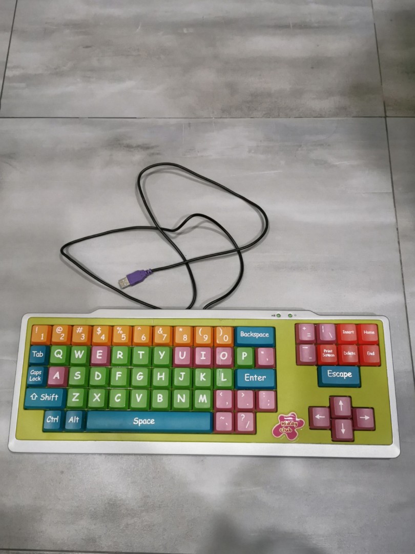 Kiddy Club - Kids' Children's computer keyboard, Computers & Tech ...