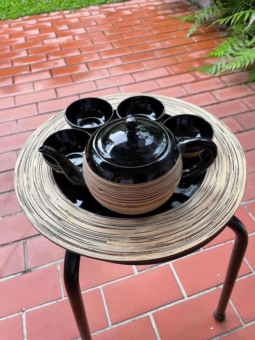 Lacquer tea set (for display) from mymmar, Hobbies & Toys, Stationery ...