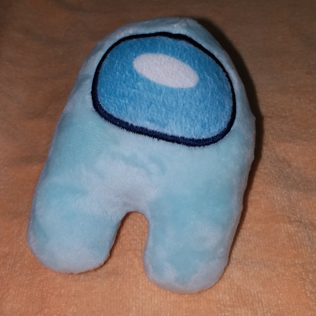Light Blue Among Us Clip On Plush, Hobbies & Toys, Toys & Games on ...