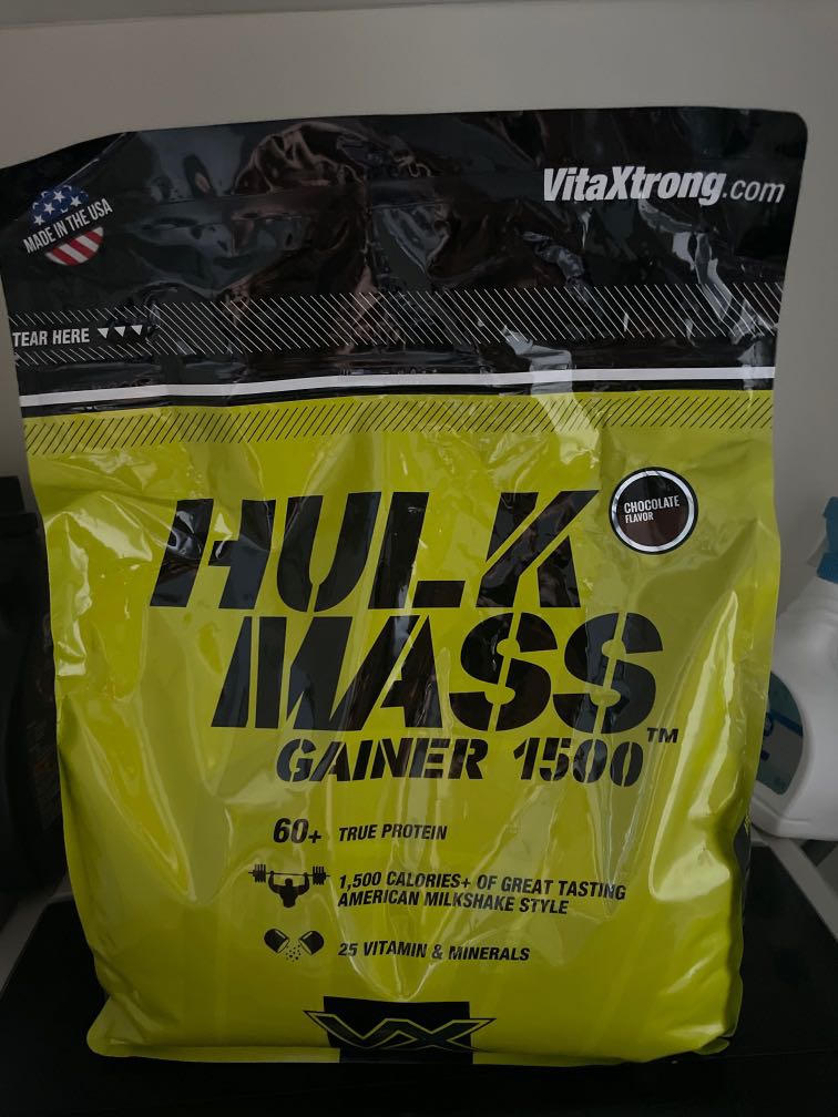 Mass gainer hulk mass, Health & Nutrition, Health Supplements, Sports ...
