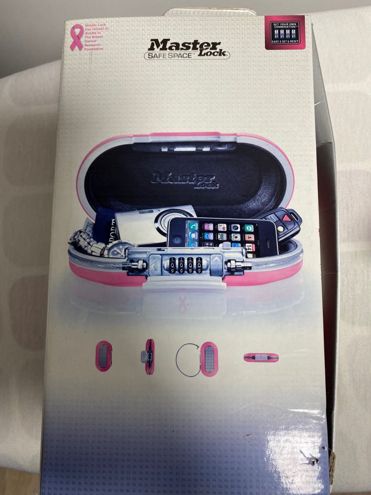 Master Lock SafeSpace Portable Combination Lock, Furniture & Home ...