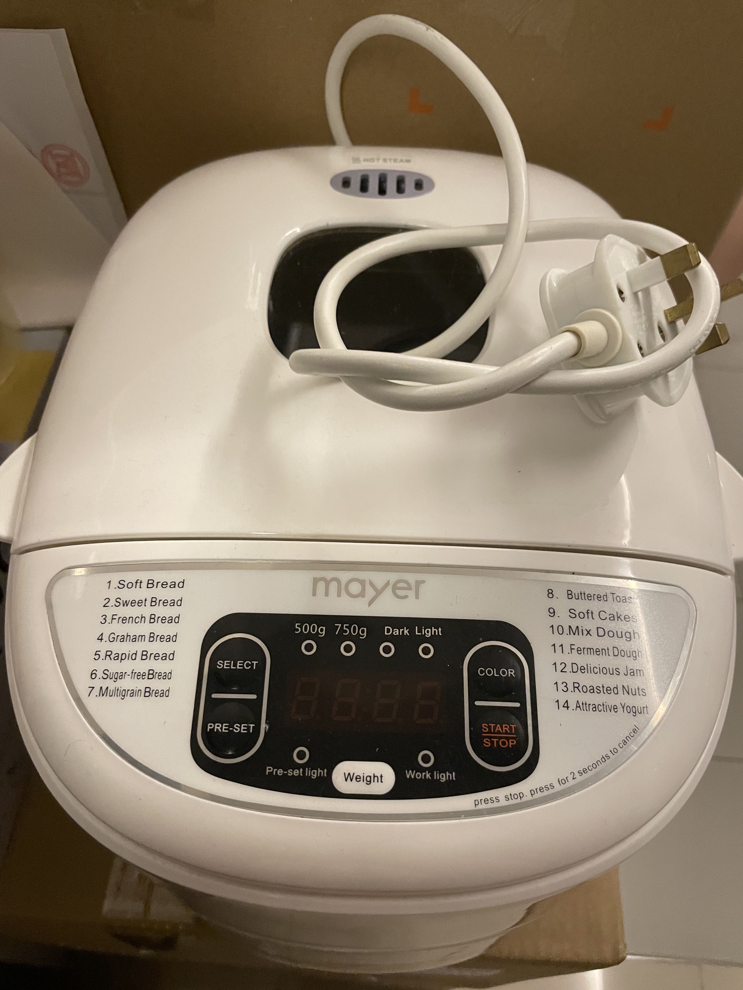 Mayer Breadmaker, TV & Home Appliances, Kitchen Appliances, Breadmakers ...