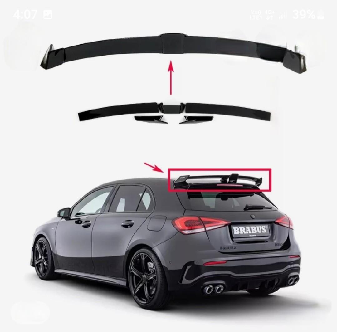 Mercedes Benz W177 rear spoiler, Car Accessories, Accessories on Carousell