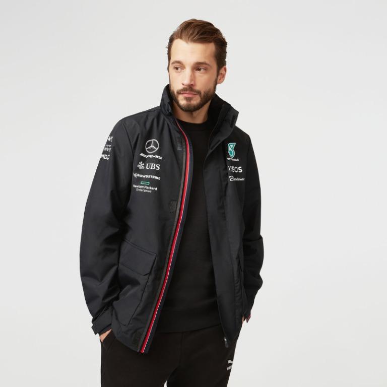 Mercedes AMG Petronas F1 2022 Official Team Rain Jacket 平治一級方程式車隊 擋風防水 ...