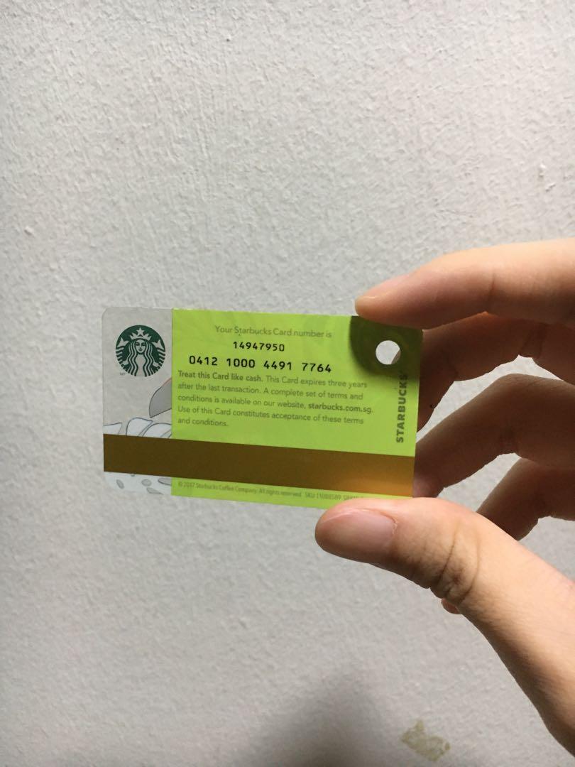 Mini Starbucks card, Tickets & Vouchers, Store Credits on Carousell