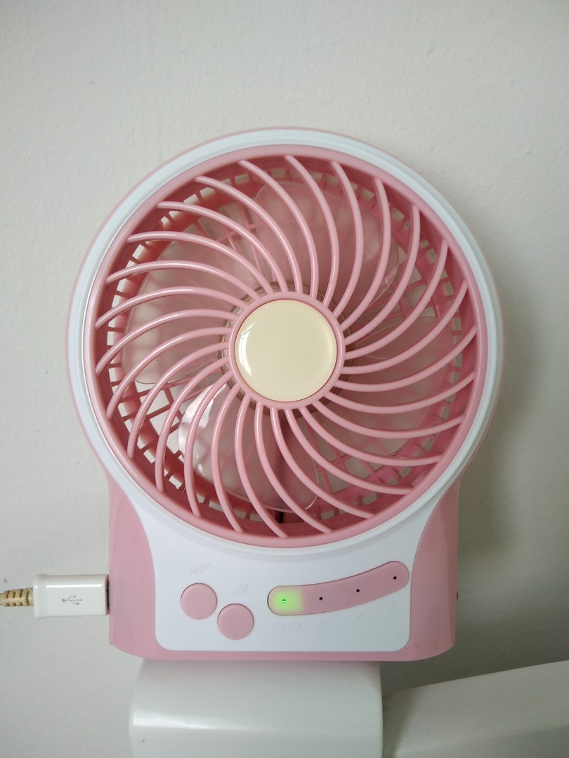 Miniso mini fan, Furniture & Home Living, Lighting & Fans, Fans on ...