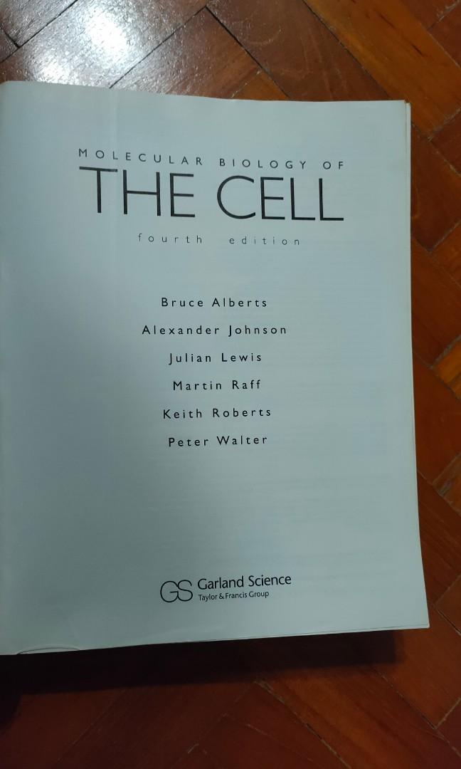 Molecular Biology of The Cell Fourth Edition, Hobbies & Toys, Books ...