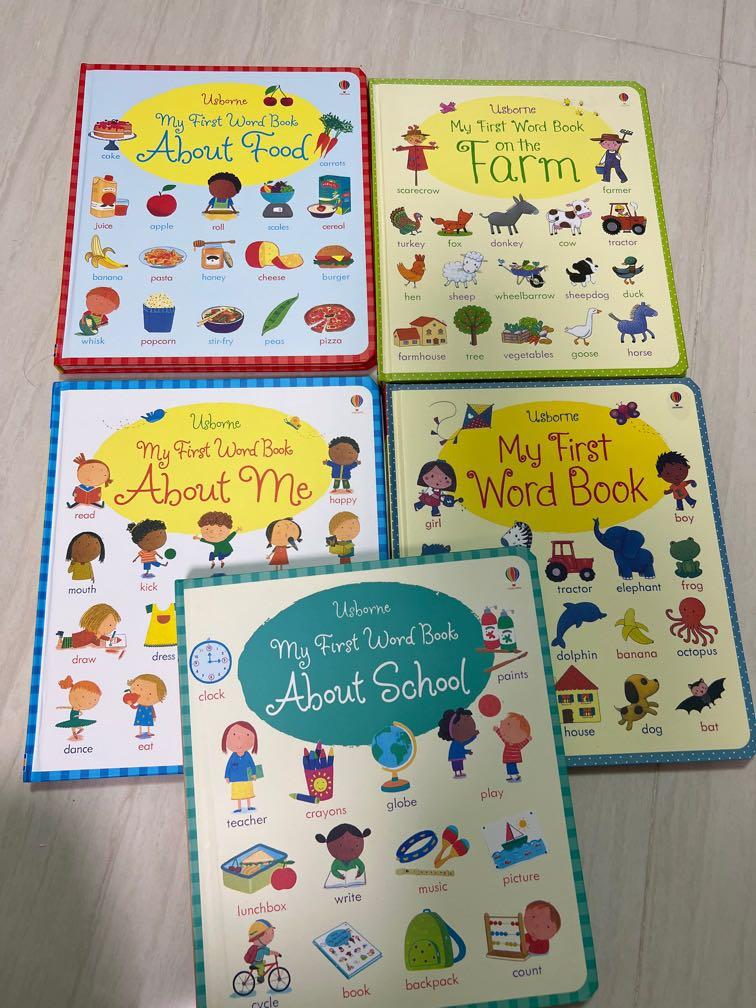 Usborne My first word book, 興趣及遊戲, 書本 & 文具, 小朋友書 - Carousell