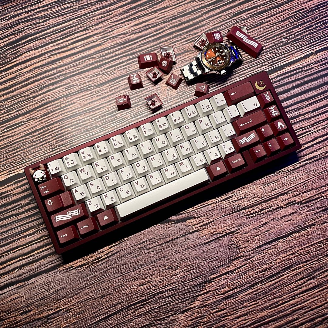 Nemui Wine Red Keyboard, Computers & Tech, Parts & Accessories ...