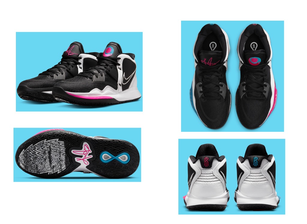 Nike Kyrie Infinity EP 8 Irving South Beach White Black Pink, Men's ...