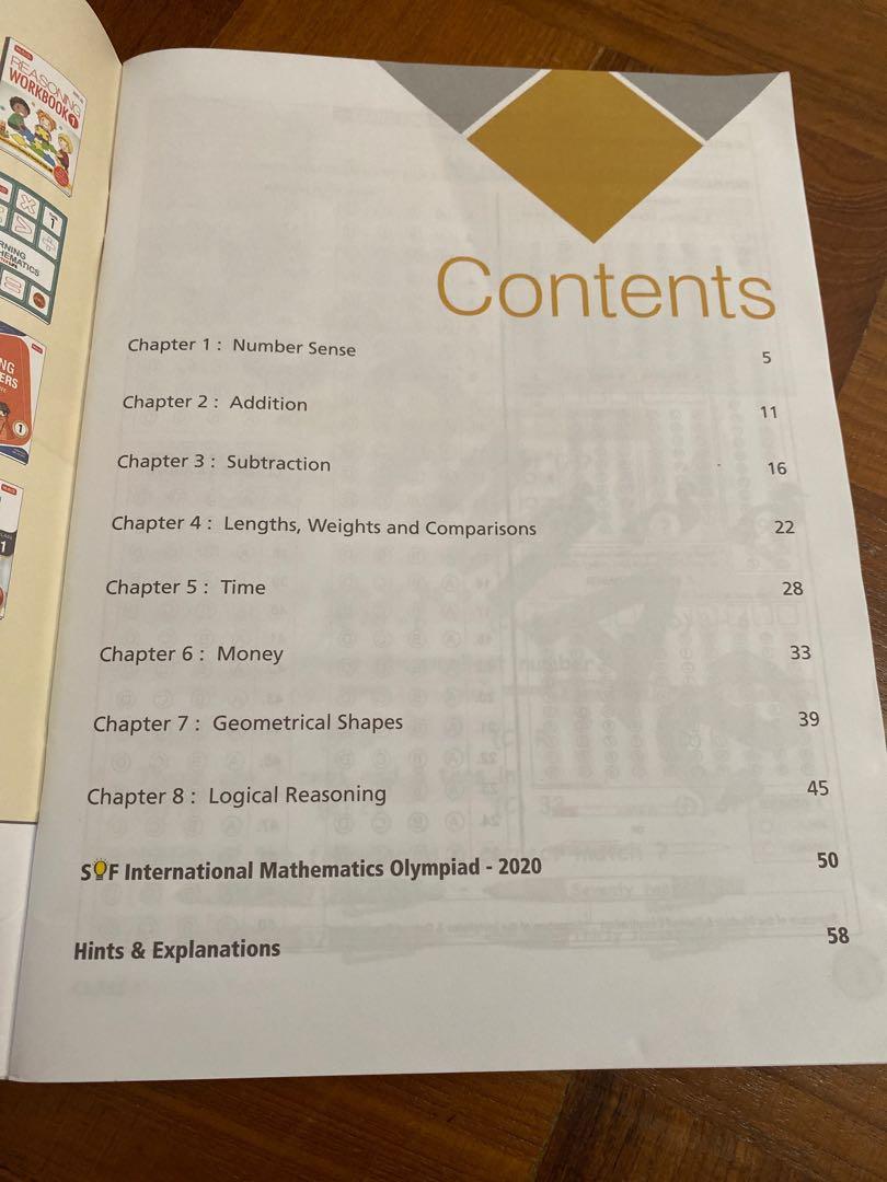 Olympiad Maths workbook 1, Hobbies & Toys, Books & Magazines ...